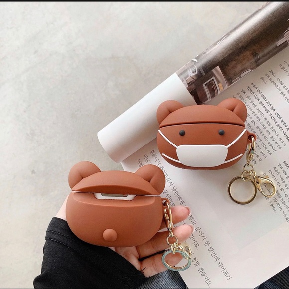 Accessories | Apple Airpods 12 Series Bear Mask Case | Poshmark